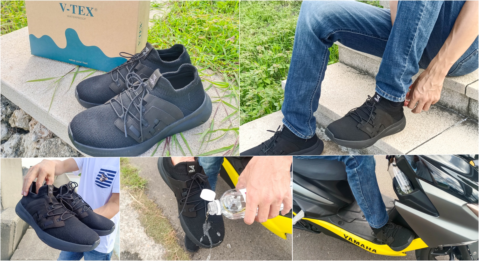 (開箱文)V-TEX超機能防水休閒鞋，升級款的HELLO II，麂皮X織帶的雙材質交錯休閒、通勤都很合適，透氣舒適好穿~